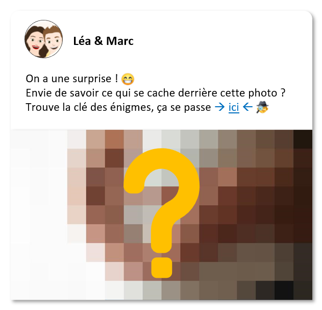 Annonce grossesse, naissance, mariage originale - Escape-Gift